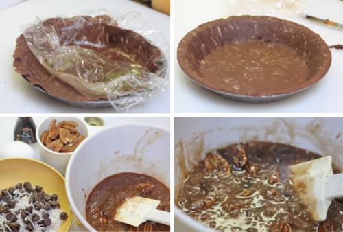 Chocolate Coconut Pecan Pie - Fresh Food In A Flash